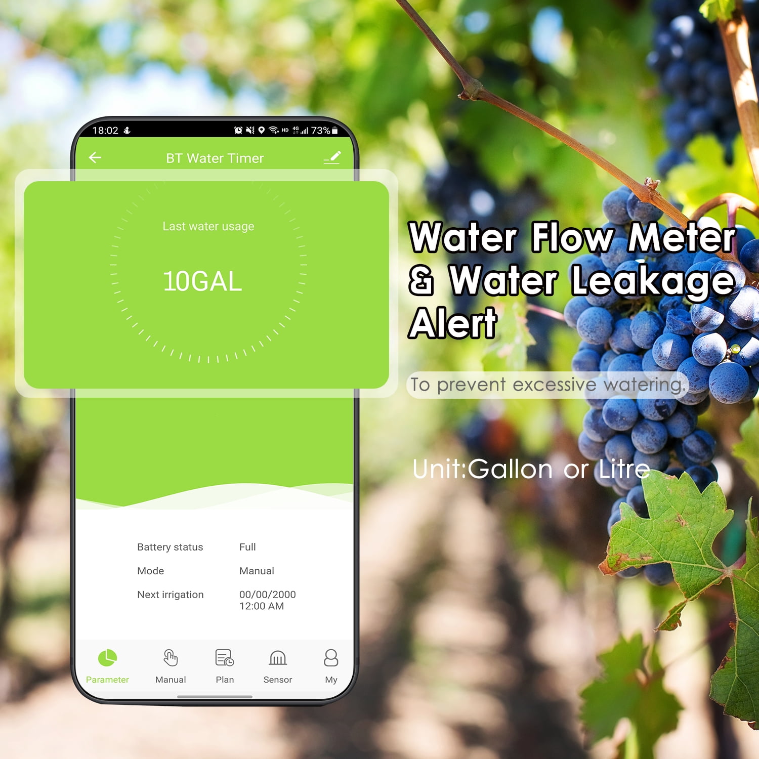 Buy moobody Programmable BT WiFi Water Timer Hose Timer Outdoor Battery ...