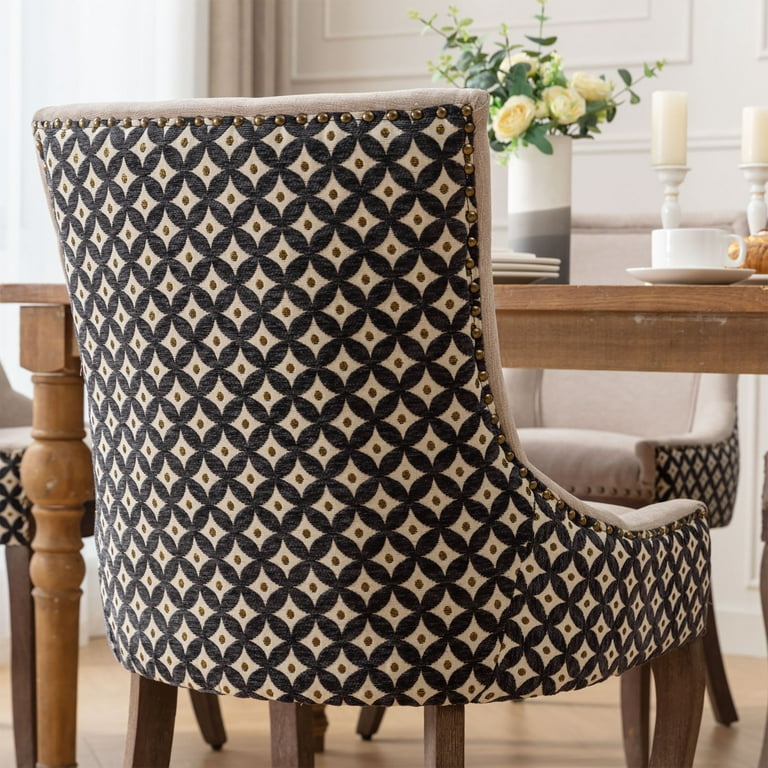 Upholstered Dining Chairs With Pattern