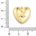 304 Stainless Steel Rhinestone Pendants PVD Vacuum Plating Heart Real ...