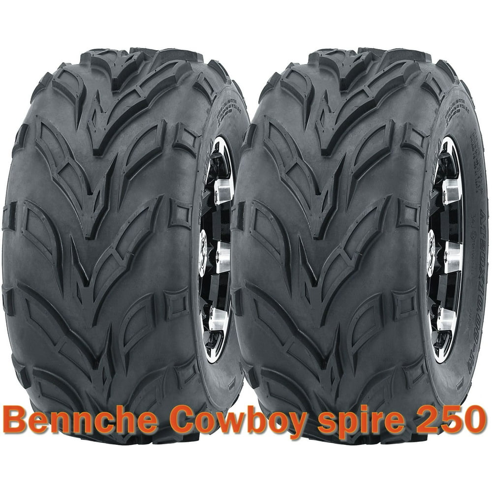 Bennche Cowboy spire 250 ATV front tires set 22x7-10 22x7x10 - Walmart ...