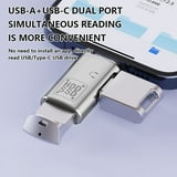 FIEWESEY Mini USB C to Music with USB 3.0 Flash Drive Adapter Connector ...