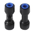 11 Pieces T-Piece Water Pipe Connector Kit with Brass Mist Nozzles for ...