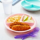 Parents Choice 3-Pack Compartment Section Plate, Aged 12 Months and up ...