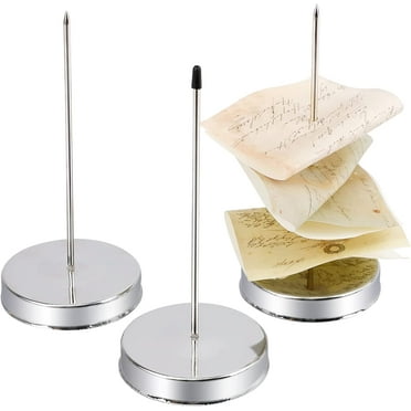 4 Pcs Desktop Receipt Holder Bill Fork Receipt Spike Stick Straight Rod ...