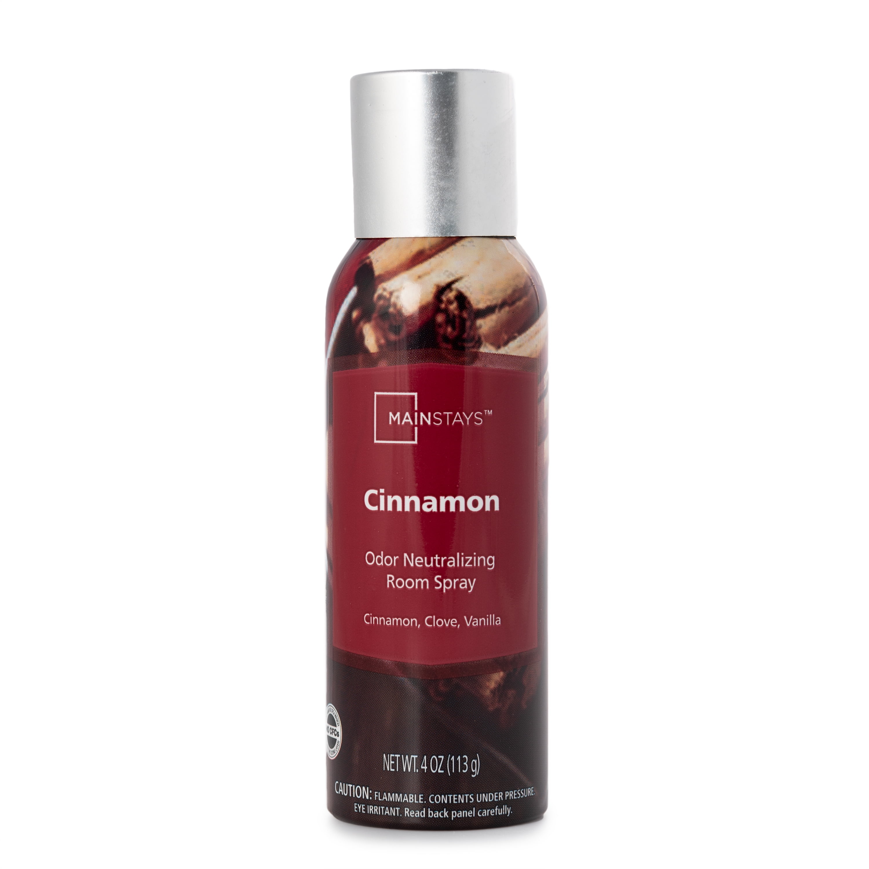 Mainstays Odor Neutralizing Room Spray, Cinnamon Room Air Freshener, 4 ...