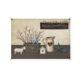 Bless Our Home Sun Shade Sail 8'X10' Blue Star Sheep Branch Pots ...