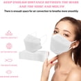 50 PCS Adults Disposable KF94 Face Masks, 4-Ply 3D Fish Type Protective ...