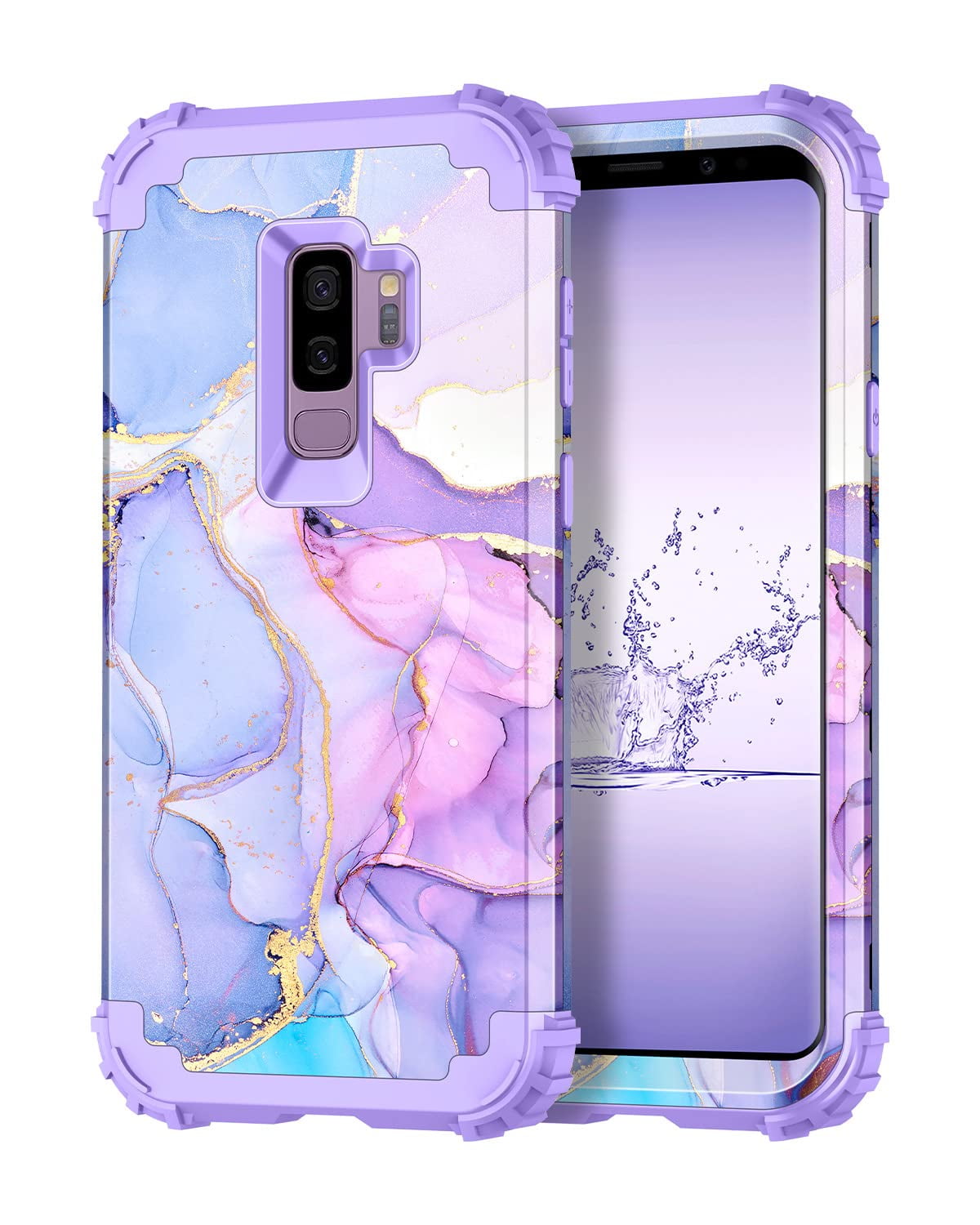 Casetego Samsung Galaxy S9+ Plus Case,Three Layer Heavy Duty Shockproof Rugged Protection Hard ...