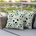 2 Pack Outdoor Waterproof Throw Pillow Covers,Modern Black White ...