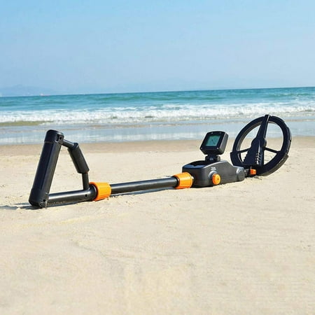Metal Detector LCD Display Adjustable Shaft Treasure Finder detector ...