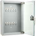 10 Keys Lock Box Gray W/ Glass Door - Walmart.com