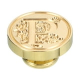 Uxcell Alphabet P Wax Seal Stamp Initial Letter Sealing Wax Stamp ...