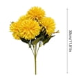 10 Pack Artificial 6-headed Chrysanthemum Bouquet Small Bouquet Wedding ...