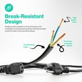 Universal 3FT 3 Prong Power Cord C13 AC Electric Cable For Computer ...