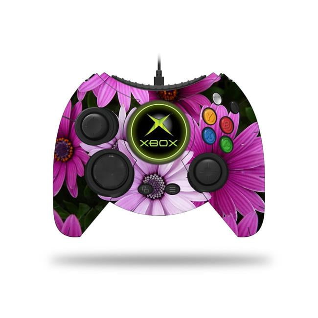 MightySkins MIXBDUCO-Purple Flowers Skin for Microsoft XBox One ...