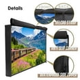 "HOMEYA Universal Outdoor TV Cover, Weatherproof and Waterproof, Fits ...