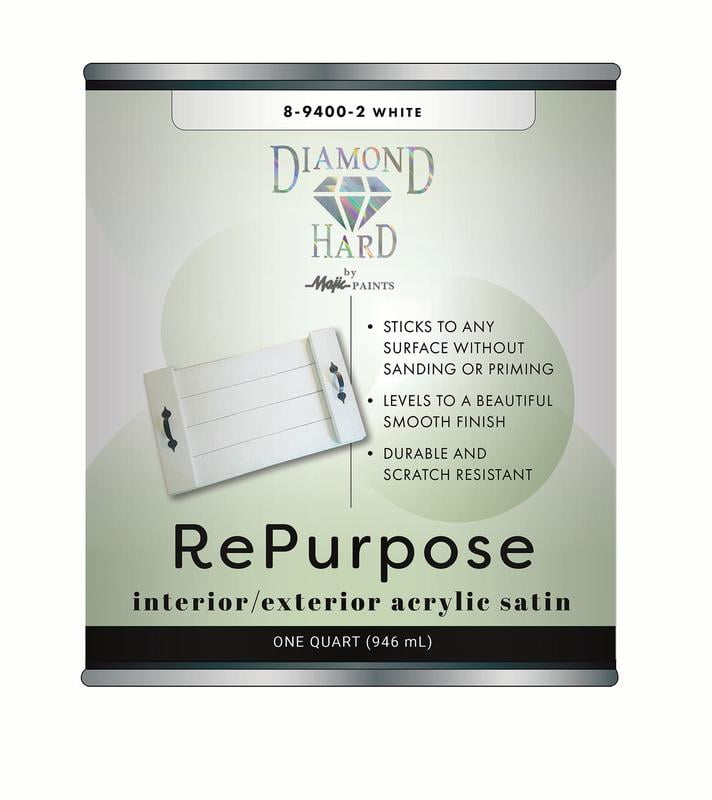Diamond Hard RePurpose Paint, Quart, White - Walmart.com