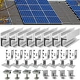 Pv Solar Module Bracket Mounting Rail Brick Roof Rack Set For Camping ...