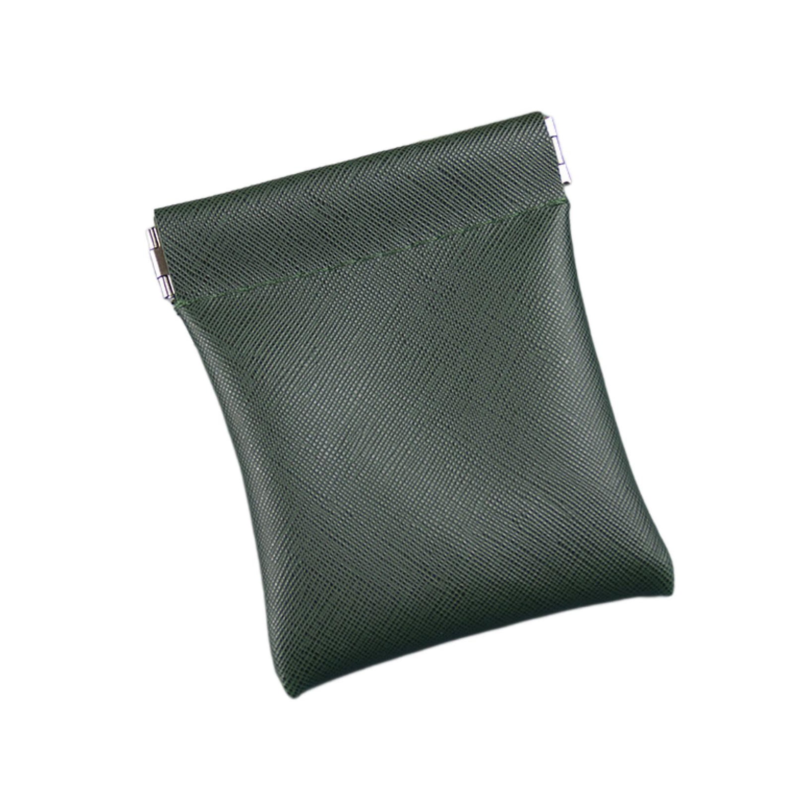 Farfi Card Holder Portable Compact Self-closing Artificial Leather ...
