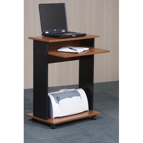 Orion Computer Cart, Cherry and Black - Walmart.com