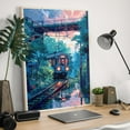 Anime Train Art : Vaporwave Lofi Hip Hop (Multiple Sizes) Decor ...