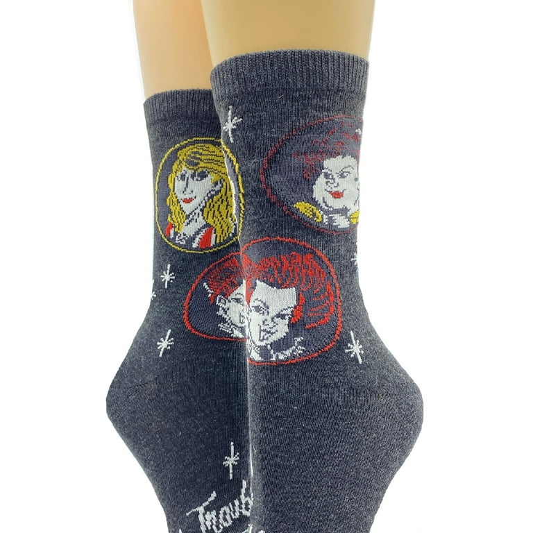 Disney Hocus Pocus Three Witches Crew Socks Pack Claire's