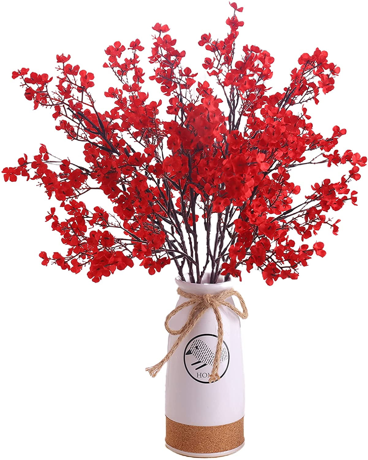Viworld Gypsophila Artificial Flowers Babys Breath Silk Fake Bush ...