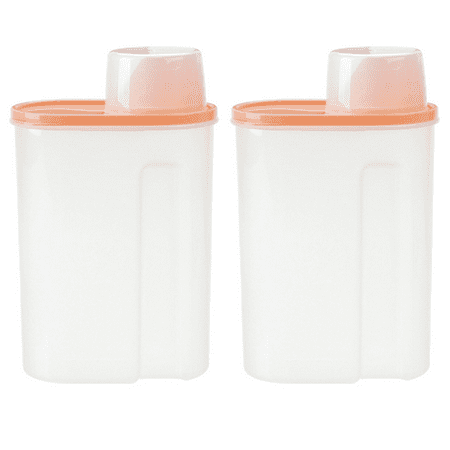 Rice Storage Bin Cereal Containers Dispenser with BPA Free Plastic ...