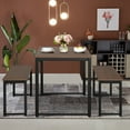 Costway Modern 3 Piece Dining Set Studio Collection Soho Dining Table ...