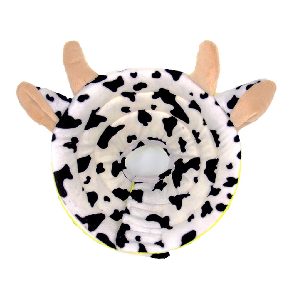 Pet Recovery Collar, Cute Cow Shape Neck Cone After Surgery, Adjustable ...