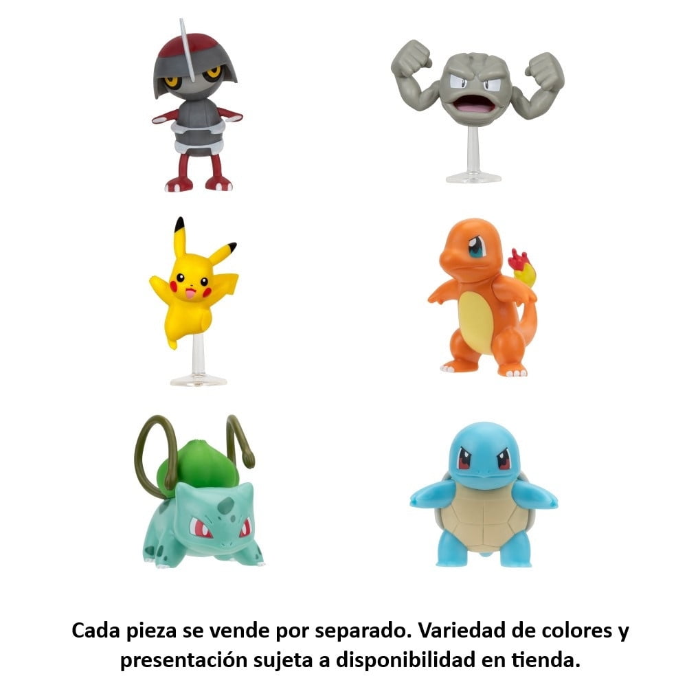 Figura Pokémon articulada de batalla de 3 pulgadas Varios modelos 1 ...