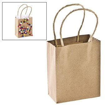 Small Craft Gift Bags - Party Favor & Goody Bags & Paper Goody Bags ...