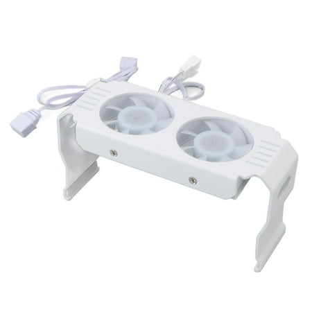 ARGB Memory RAM Cooler, RGB DDR Heatsink with PWM Temperature Control Dual Fan for DDR DDR2 DDR3 ...