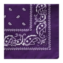 Motique Accessories 22 Inch Cotton Paisley Bandana for Adult Women ...