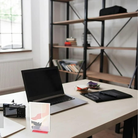 10 Pcs Plastic Sign Holder, 7.2x4.3x3.5cm Poster Menu Display Holder ...