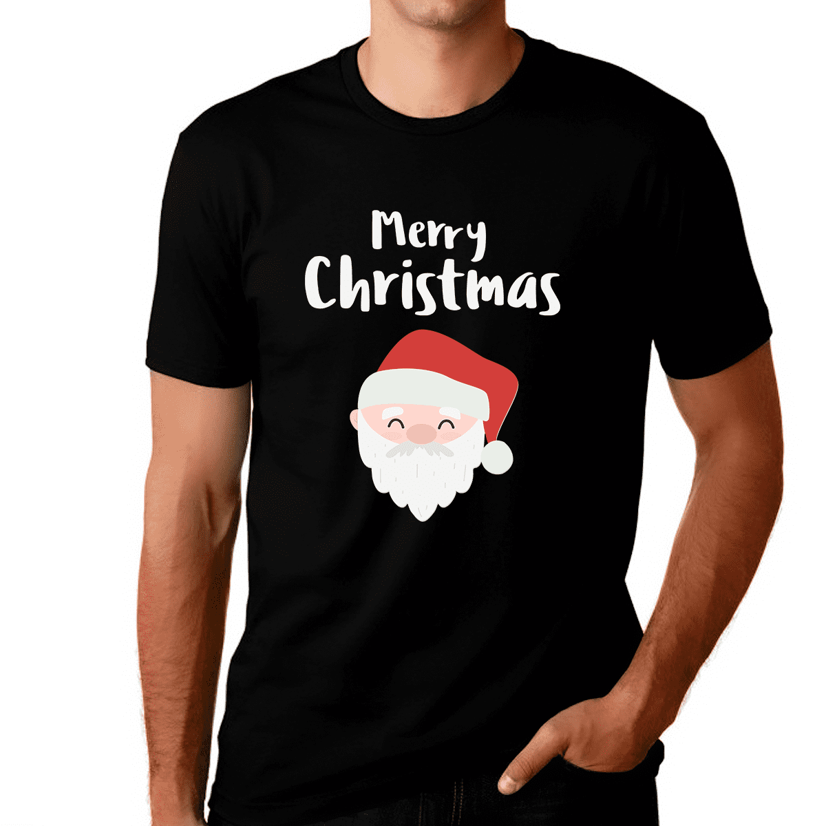 Santa Claus Christmas Shirts for Men Christmas Clothes for Men ...