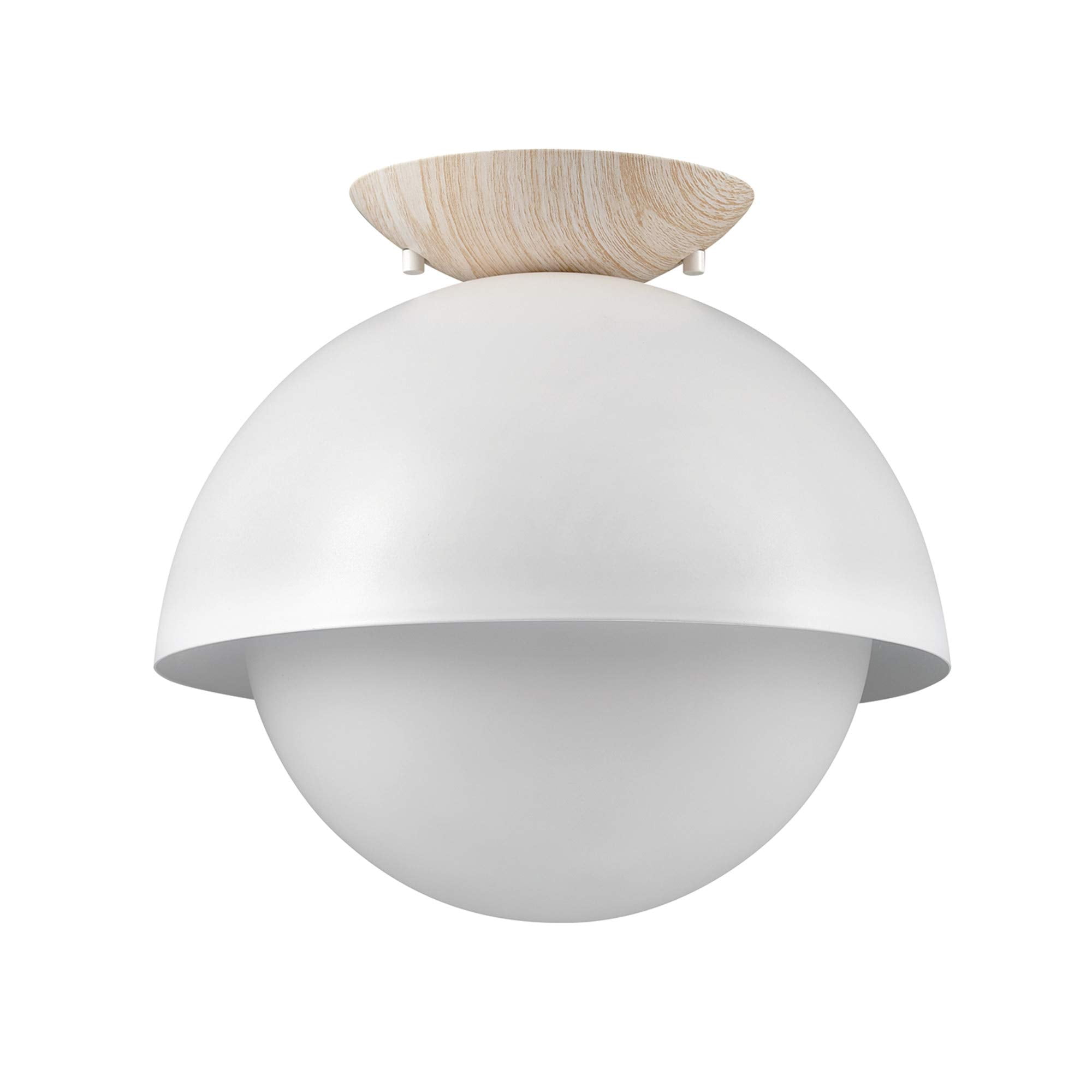 Click here for Globe Electric Oswald 1-Light Flush Mount  Matte W... prices