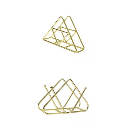 2Pieces Metal Tabletop Paper Napkin Holder Stand Organization Durable ...