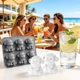 6-Cavity Monkey Silicone Ice Cube Tray Animal Shaped Ice Mold, Non ...