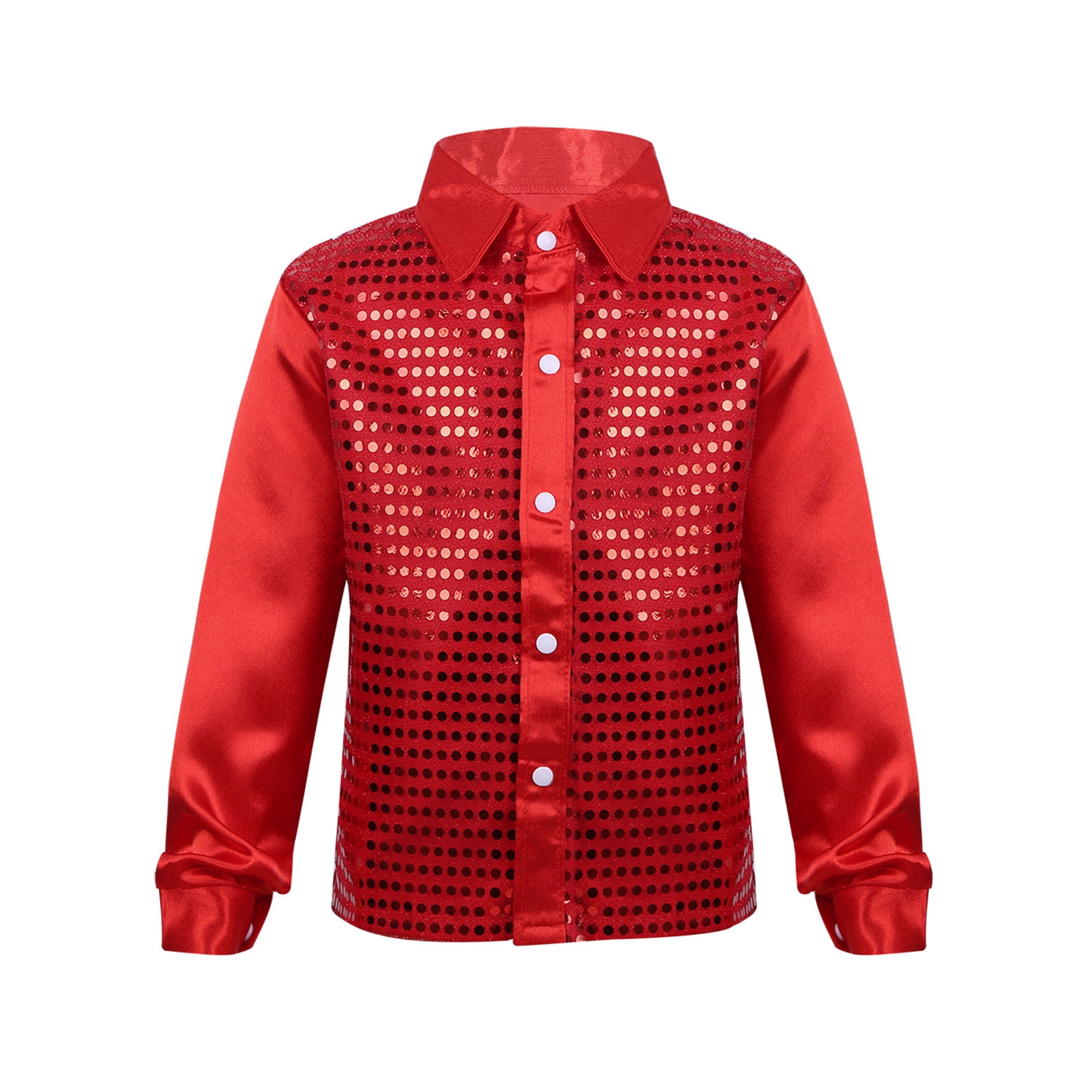 Click here for Loodgao Kids Boys Sequins Button Down Latin Jazz D... prices