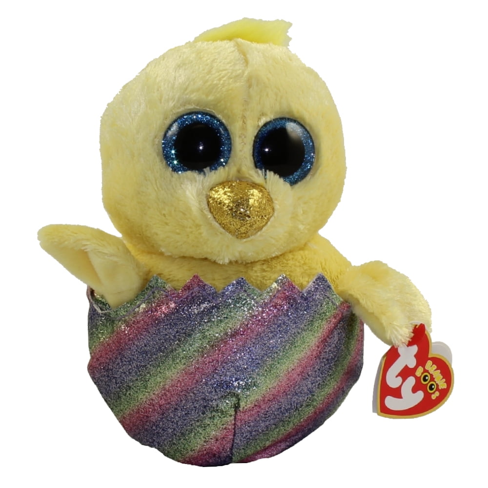 TY Beanie Boos - MEGG the Chick in Rainbow Egg Shell (Glitter Eyes ...