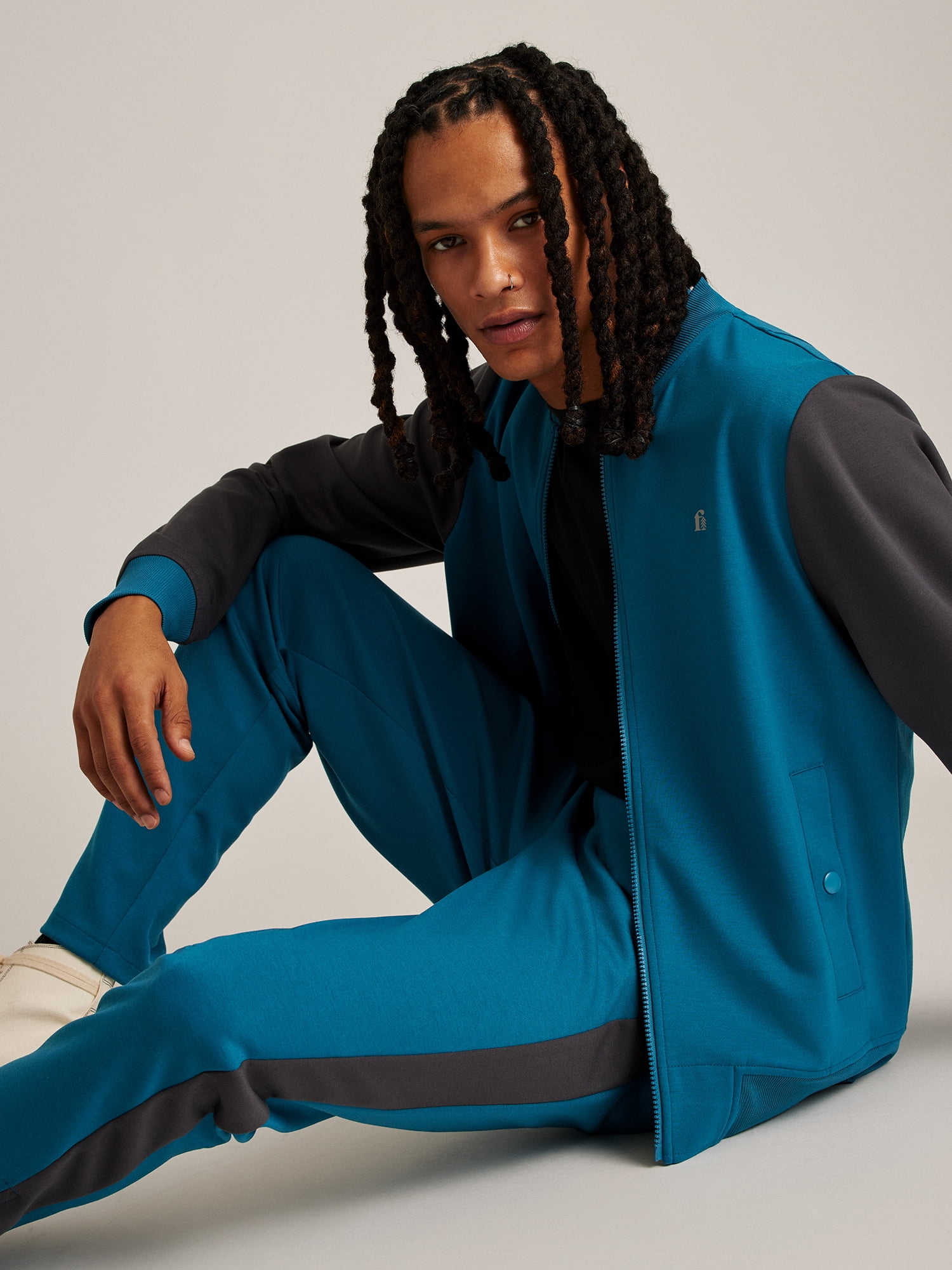 Bonobos Fielder Men's and Big Men's Tech Fleece Bomber Jacket, Up to ...