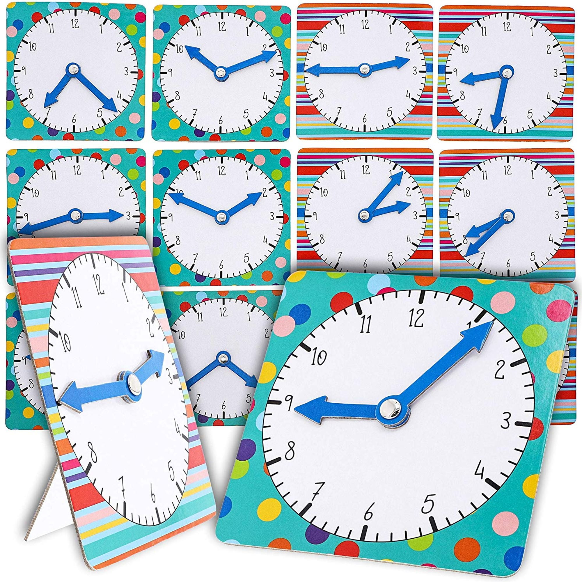 12 Pack Learn To Tell Time Teaching Clock For Kids And Students 2 12 Pack Learn To Tell Time Teaching Clock For Kids And Students 2
