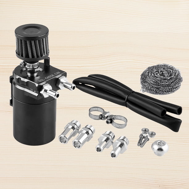 HonHasione Tank Separator 300ml Oil Separator Catch Can with Breather ...