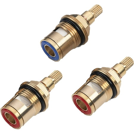 3Pcs Ceramic Disc Head, 1/2" Replacement Ceramic Cartridges, Hot and ...