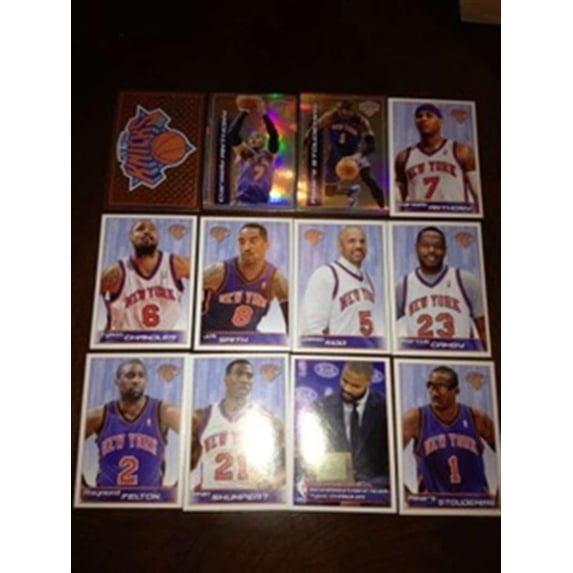 2012-13 Panini Stickers New York Knicks Team Set w SP Foils 12 Cards ...