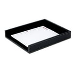 Rustic Black Leather Letter Tray - Walmart.com