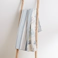 Levtex - Ipanema - Quilted Throw - 50x60in. - Coastal - Blue, Taupe and ...