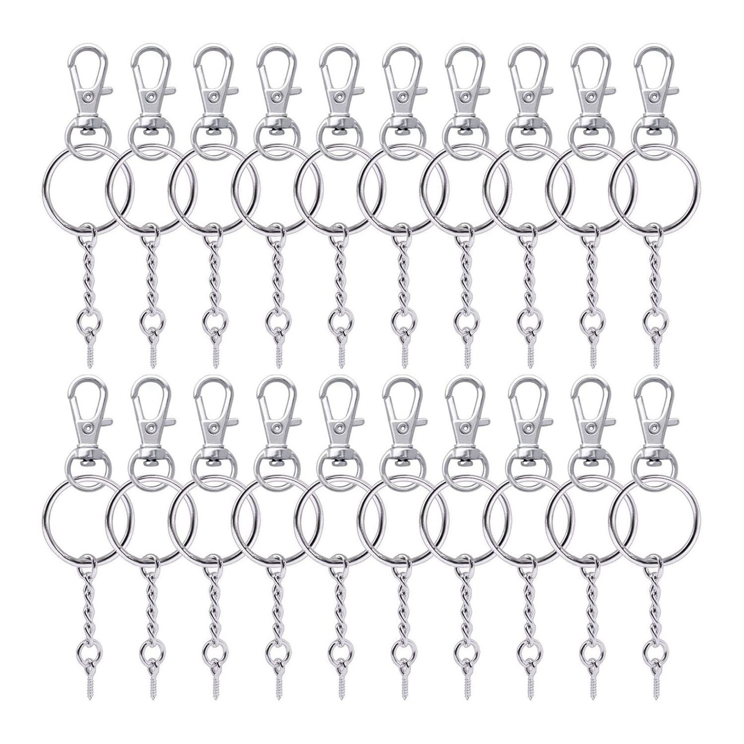 Click here for Geloo 50 Pieces Metal Swivel Clasps Lanyard Snap H... prices