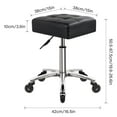 Free Shipping! WKWKER Square Heavy Duty Rolling Stool with Wheels ...